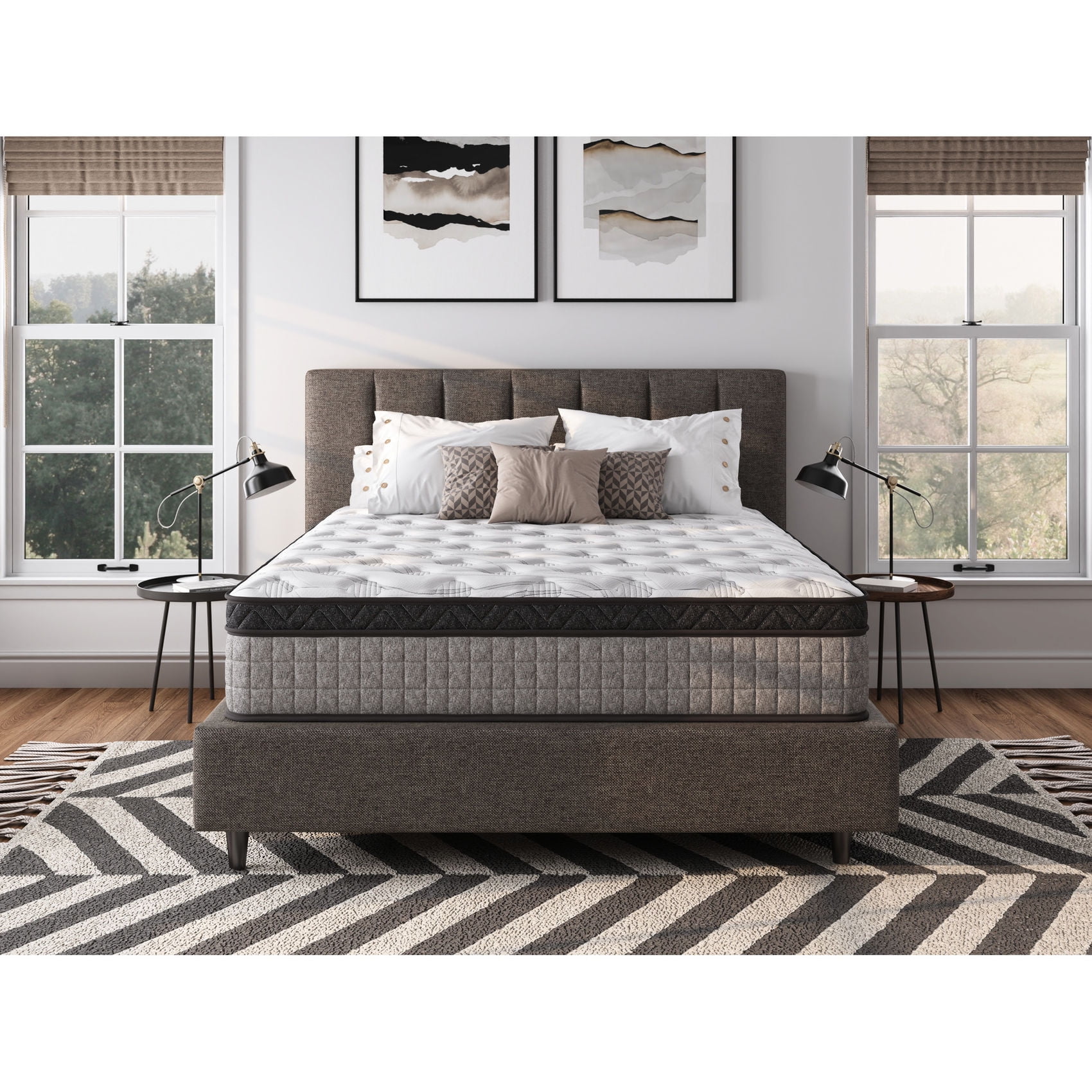 12-Inch Memory Foam Mattress with Pressure Relief / Gentle Alignment ...