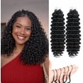 12 Inch Miracle Knots Crochet Hair for Black Women, 100 Strands Human ...
