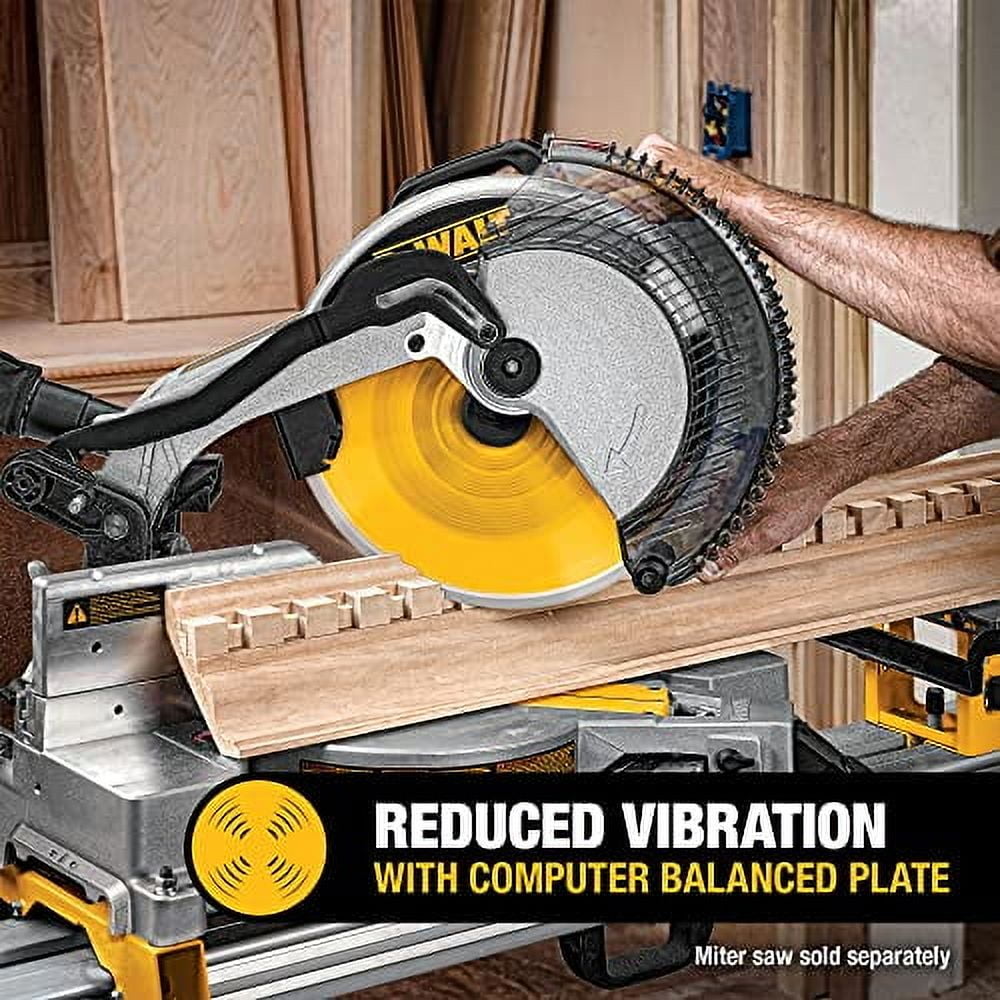12-Inch Miter Saw Blade, Crosscutting, Tungsten Carbide, 80-Tooth and ...