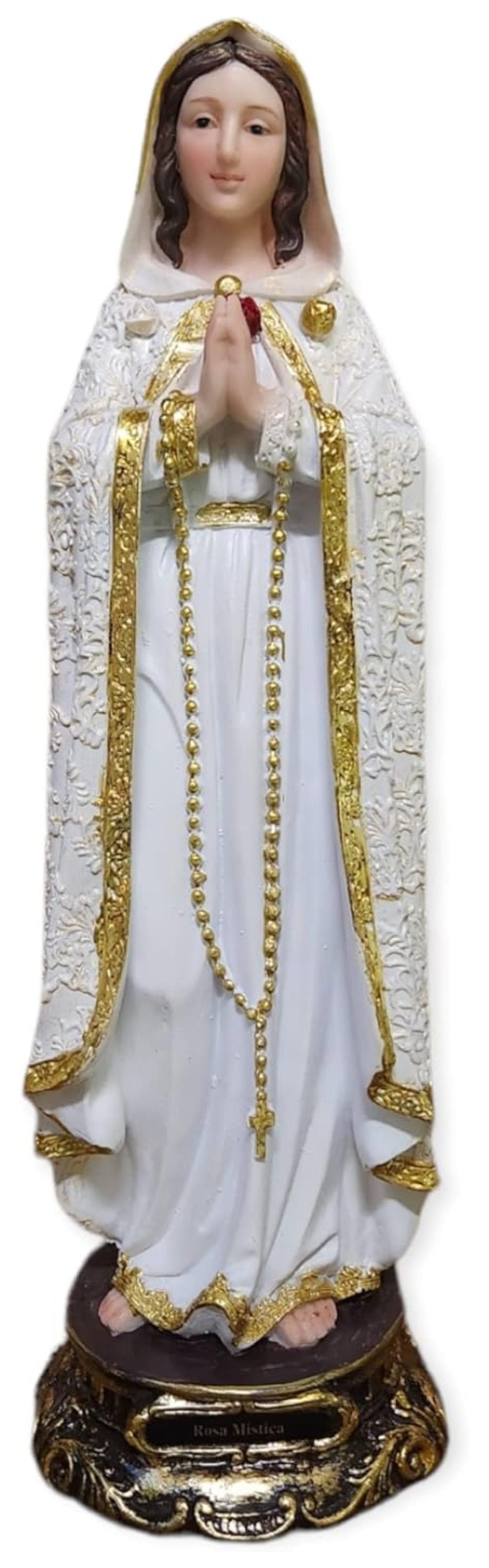 12" Inch Mystic Rose Virgin Mary Statue Figure Imagen Estatua Virgen ...