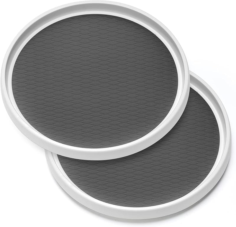 12-Inch Non-Skid Turntable Lazy Susan Organizer [4 Pack] - Spinning ...