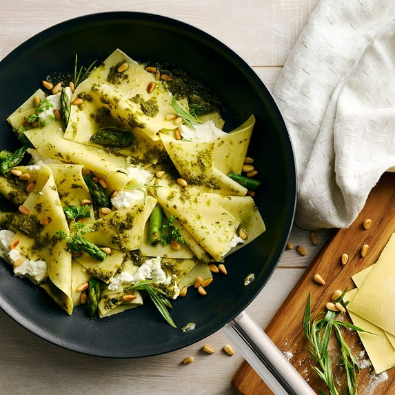 12-Inch Non Stick Large Frying Pan, Tri-Ply Base Stainless Steel ...