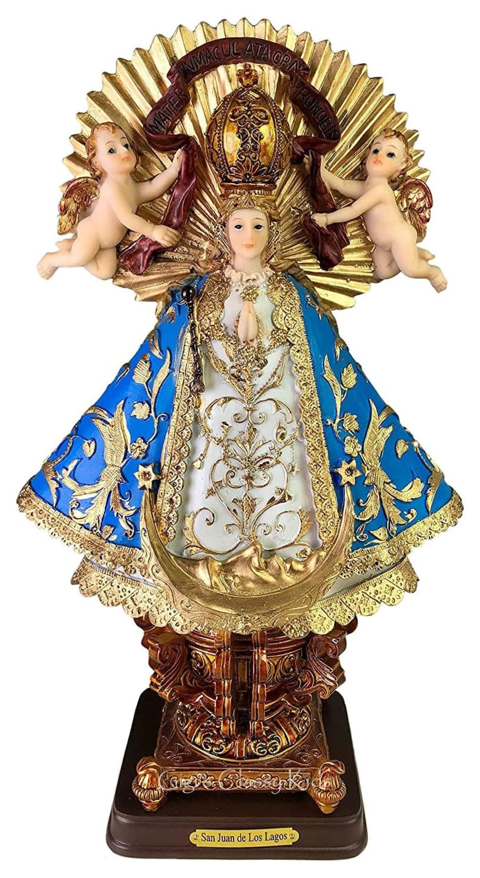 12" Inch Our Lady of San Juan Lagos Statue Figurine Imagen Virgen San ...