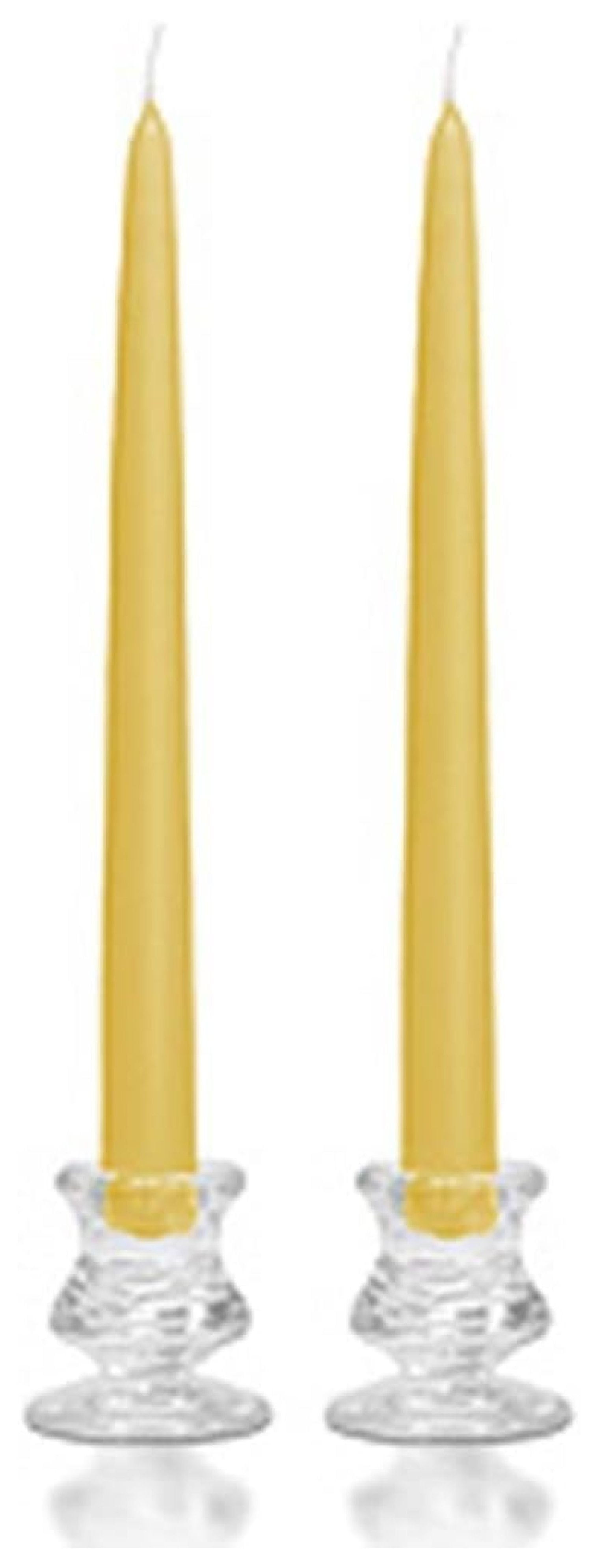 12 Inch Parchment Taper Candles - Walmart.com