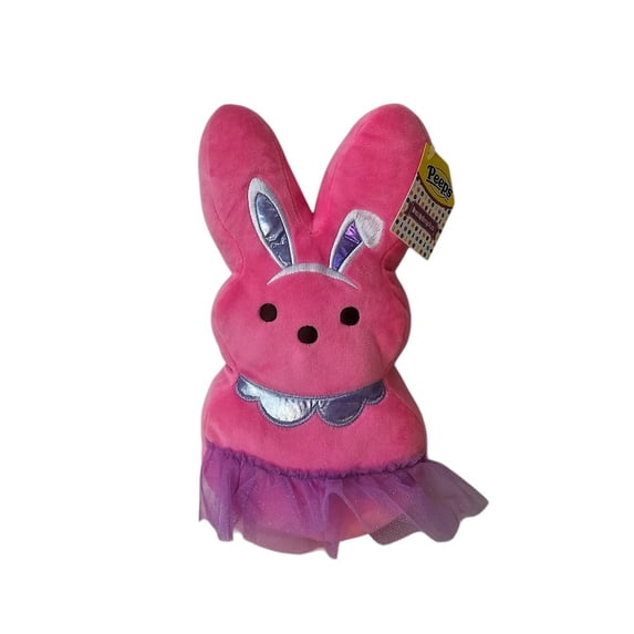 12 Inch Peeps Pink and Purple Ballerina Easter Bunny Plush - Walmart.com