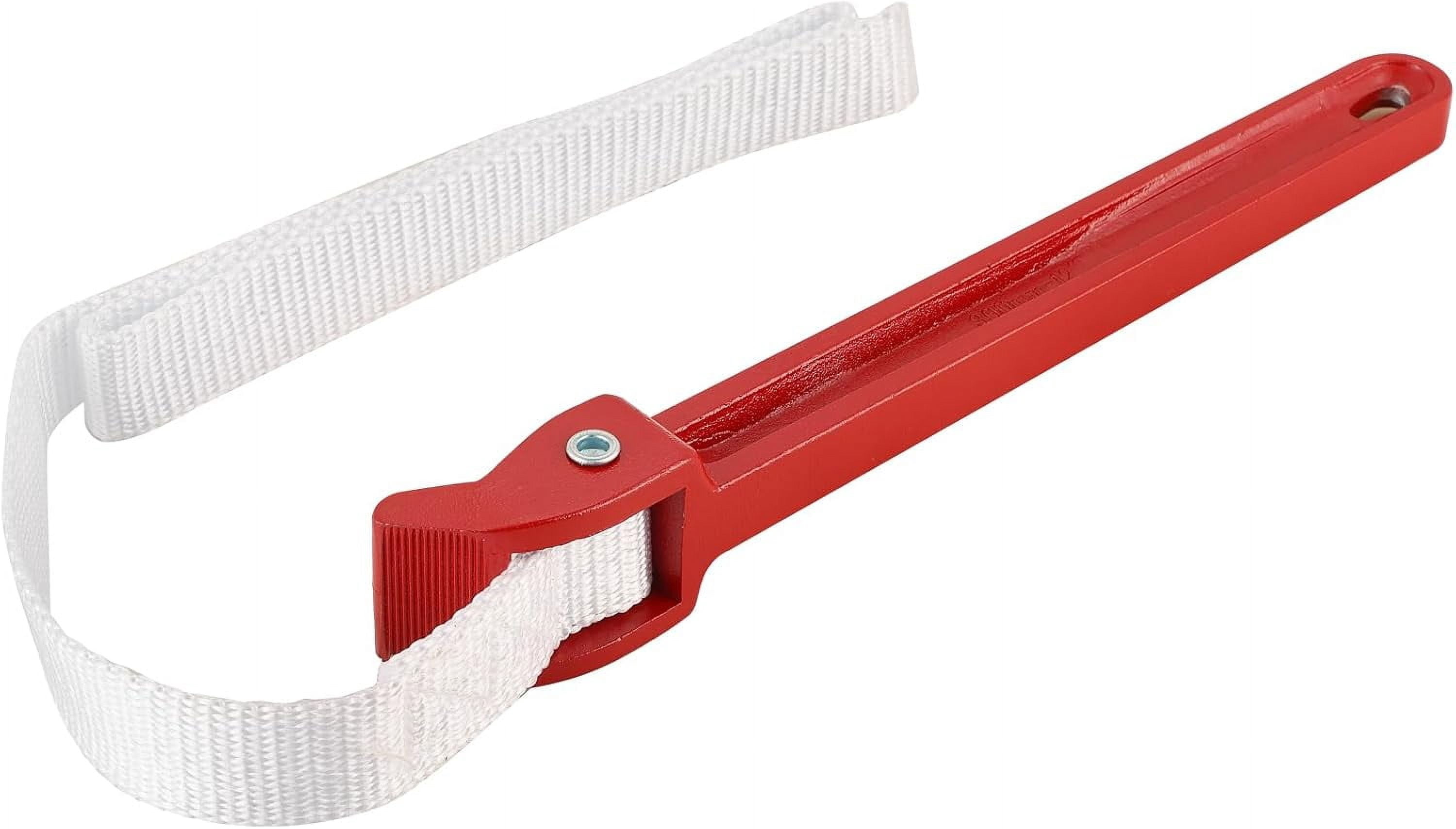 12 Inch Pipe Strap Wrench | Adjustable Nylon Strap Wrench Oil Filter ...