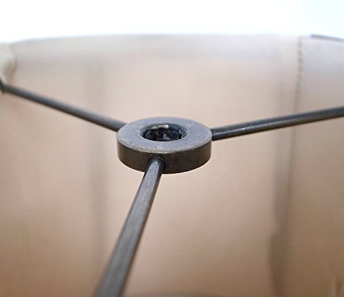 12 Inch Pleated Lamp Shade Replacement in Eggshell with Attaching ...