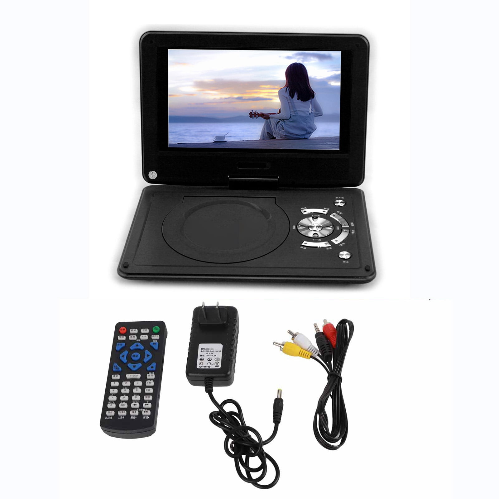12 Inch Portable DVD Player Multifunction Full HD Car Travel DVD Player ...