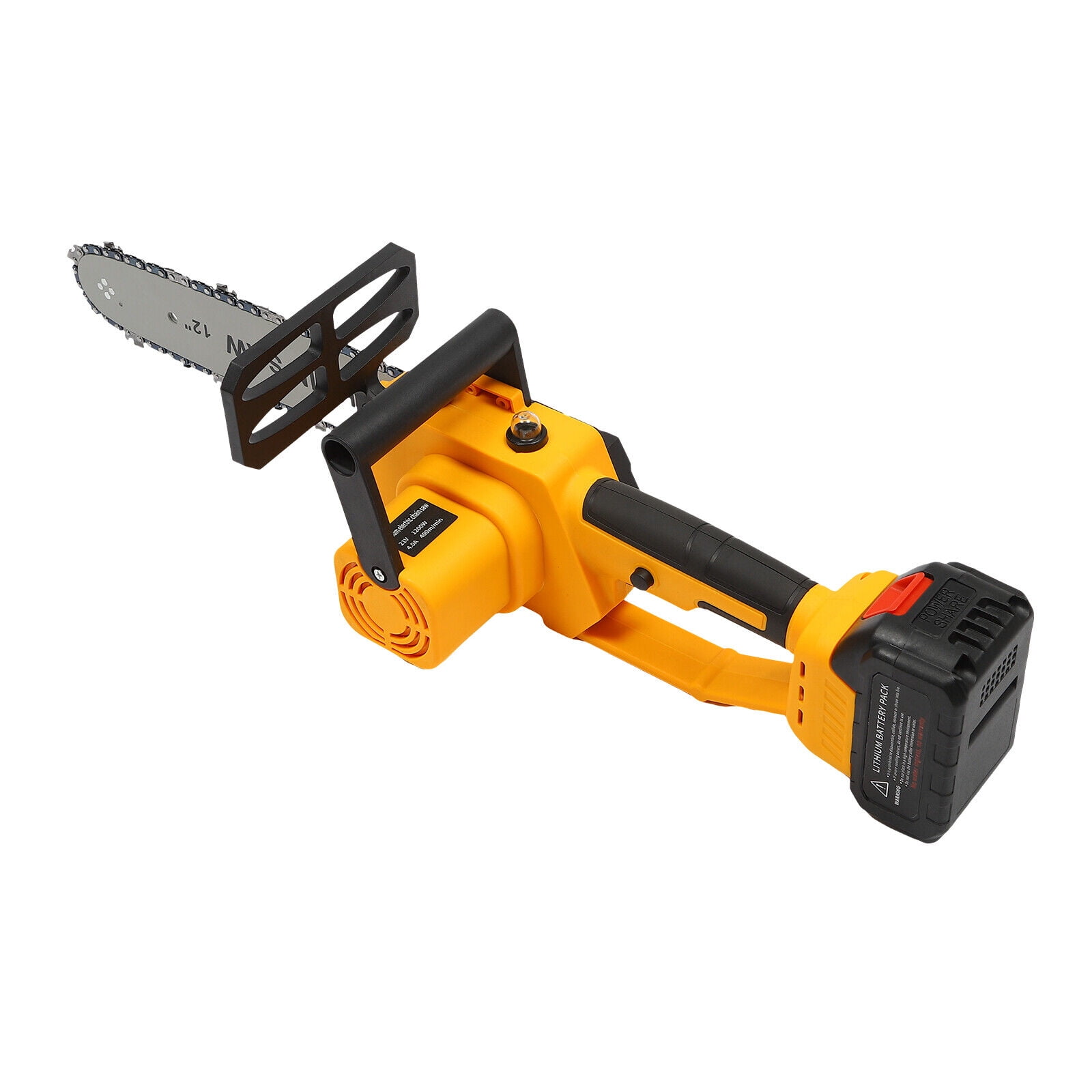 12 Inch Portable Handheld Cordless Chainsaw Electric Chain Saw with ...