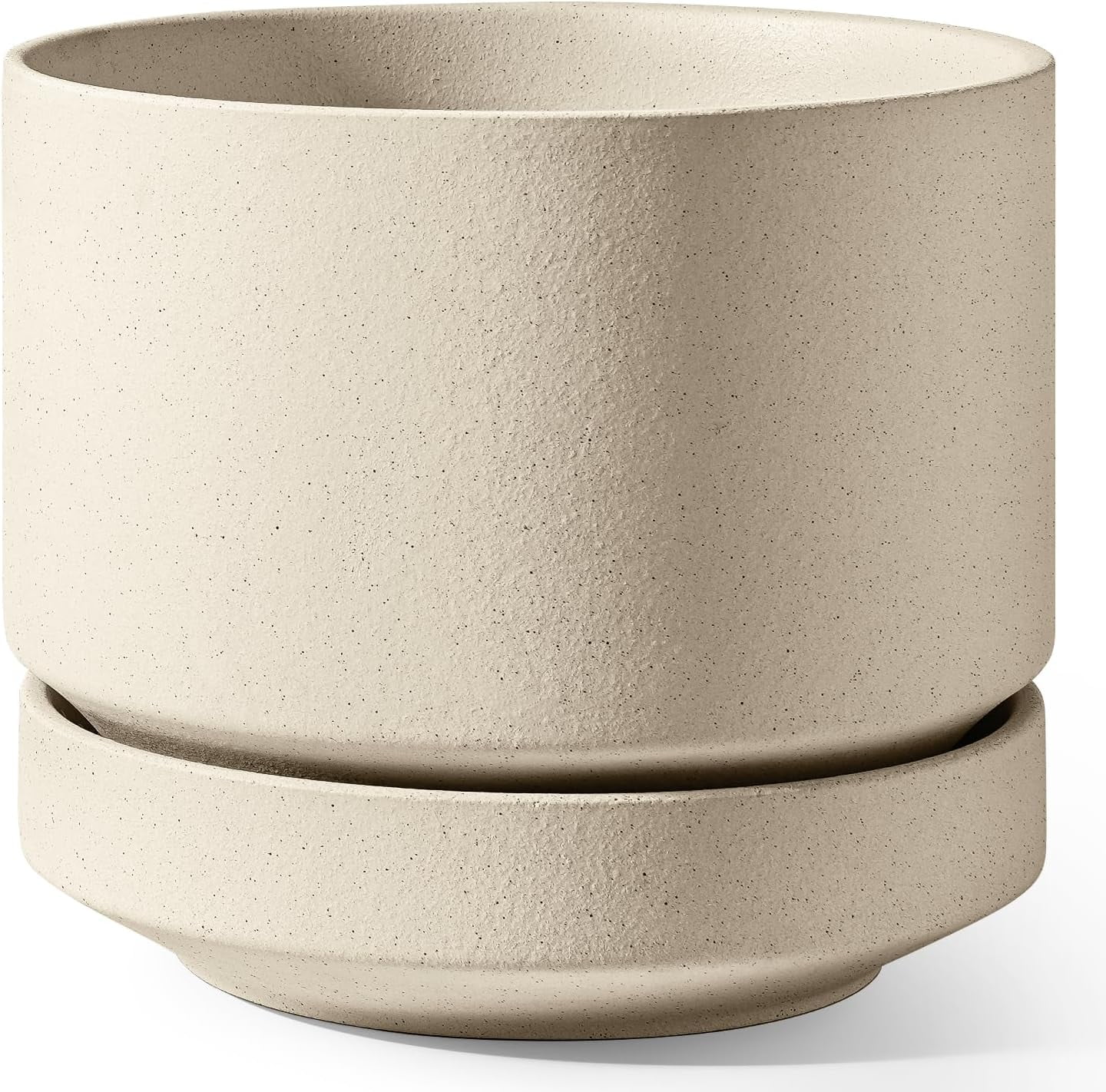 12 Inch Pots for with , Ceramic Indoor Planter Pot for with Drainage Ho ...