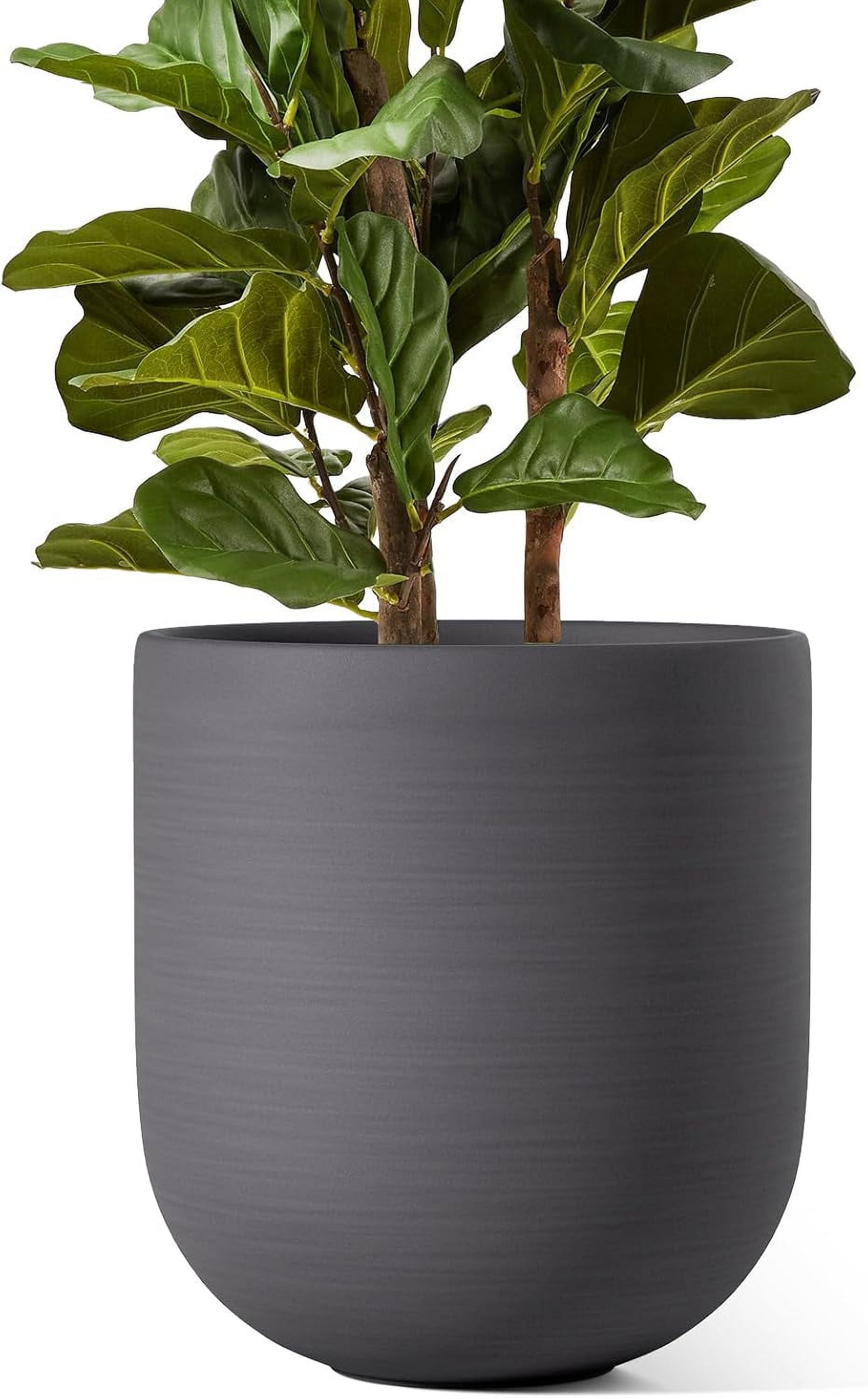 12 Inch Pots for Plants, Ceramic Large Planters for Indoor Plants ...
