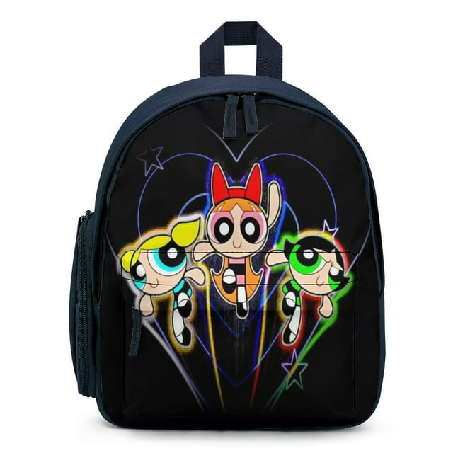 12 Inch Powerpuff Small Backpac Lightweight Backpac Cartoon Bookbag ...