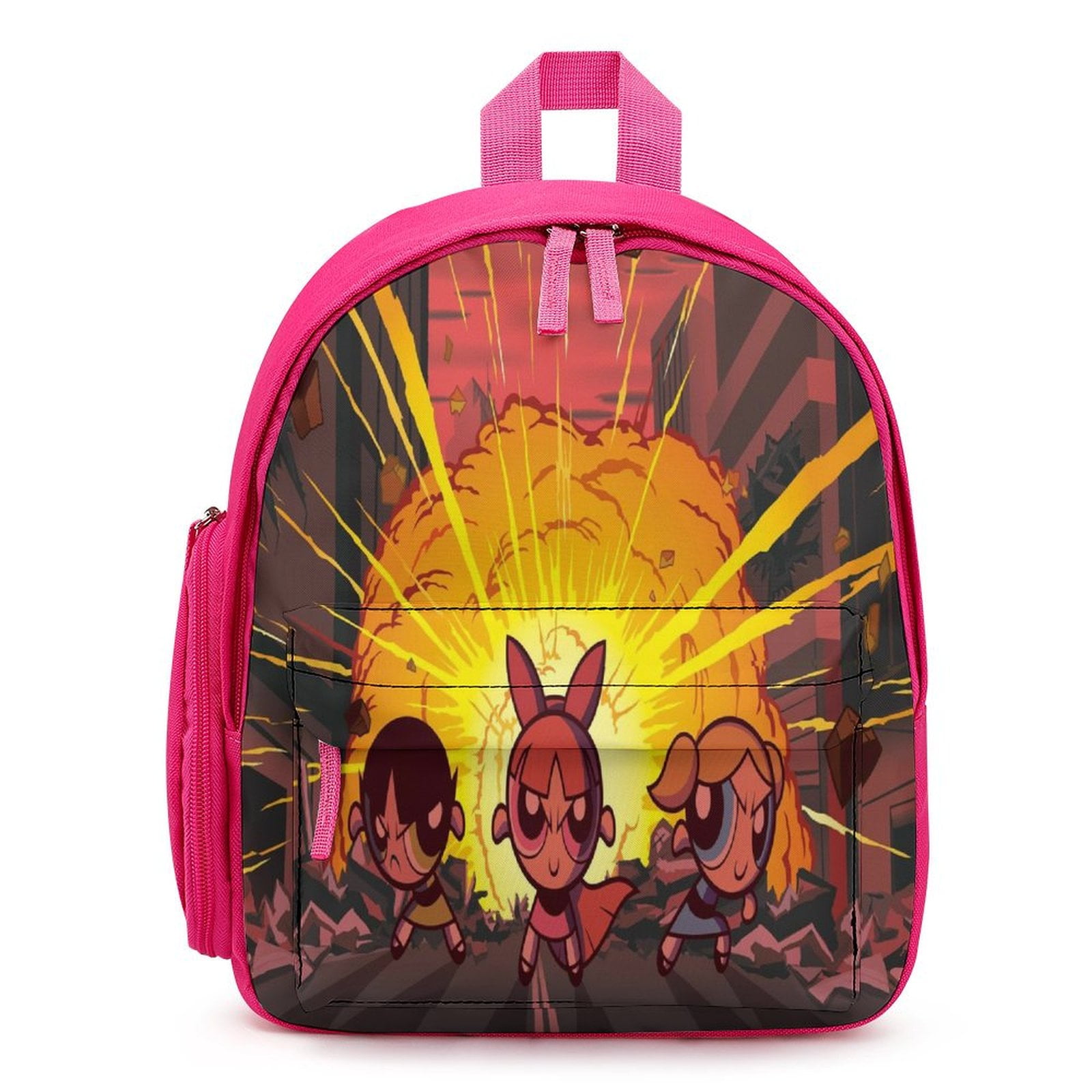 12 Inch Powerpuff Small Backpac Lightweight Backpac Cartoon Bookbag ...