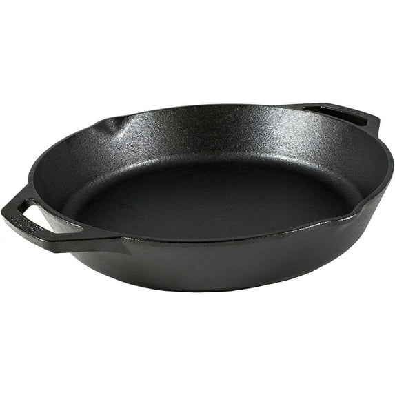 12 Inch Pre-Seasoned Cast Iron Skillet - Dual Assist Handles - Use in ...