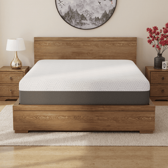 12 Inch Queen Cooling Gel Memory Foam Mattress Triple-Layer Support ...