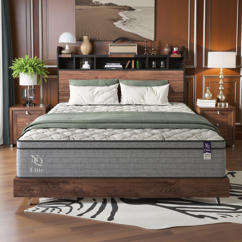 12 Inch Queen Size Cooling Gel Memory Foam Hybrid Mattress for ...