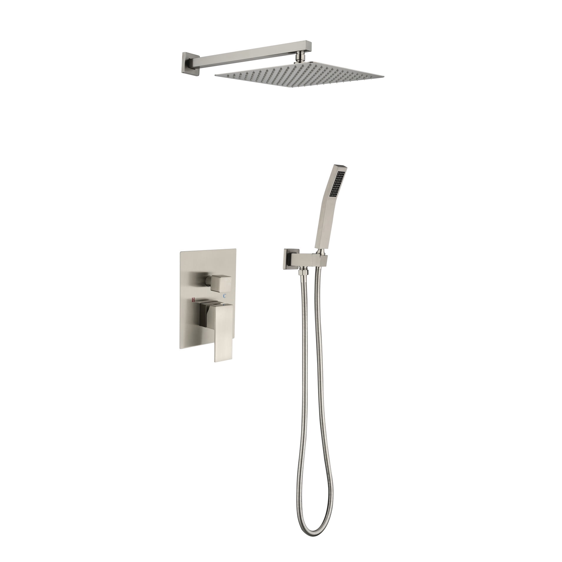 12-Inch Rain Shower Head System High-Performance Water-Saving Wall ...
