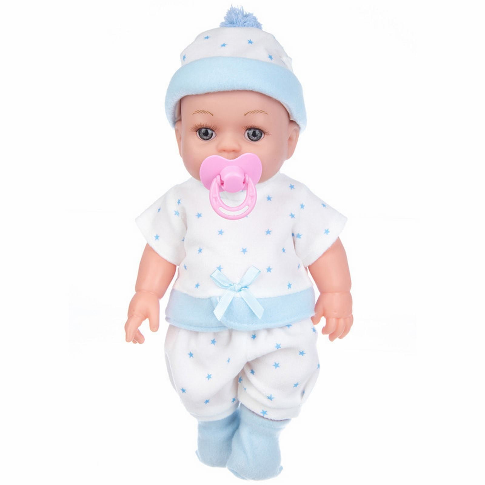 12 Inch Realistic Baby Girl Doll with Cute Outfits Toy for Home ...