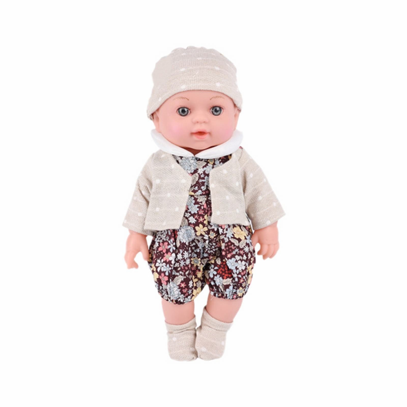 12 Inch Realistic Doll Baby Girl Doll With Cute Clothes Hat Doll ...
