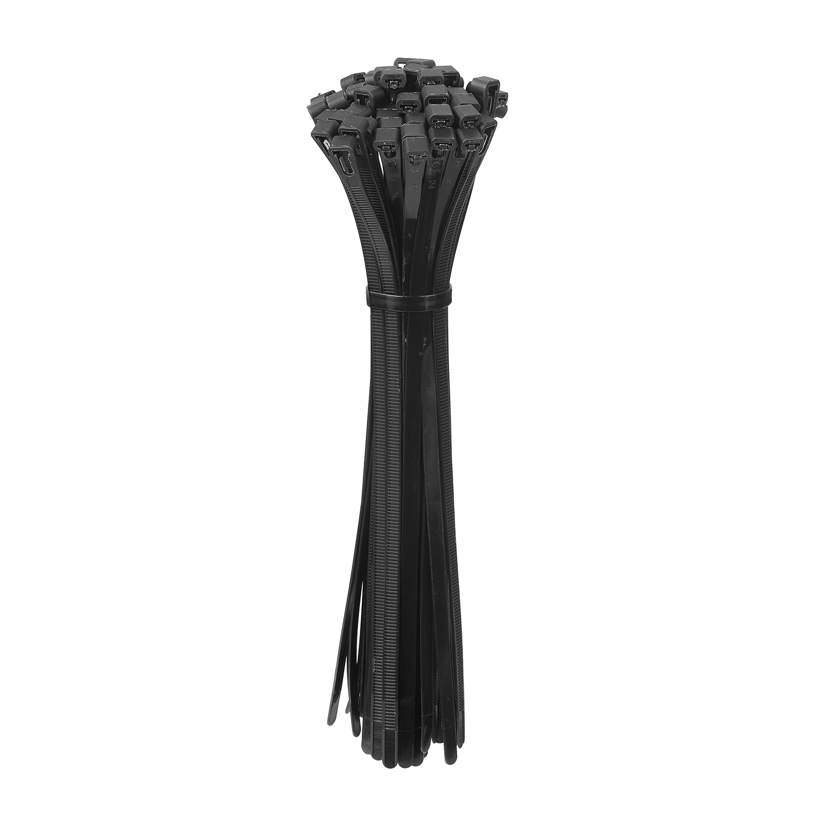 12 Inch Releasable Cable Ties Adjustable Zip Ties Removable Indoor ...