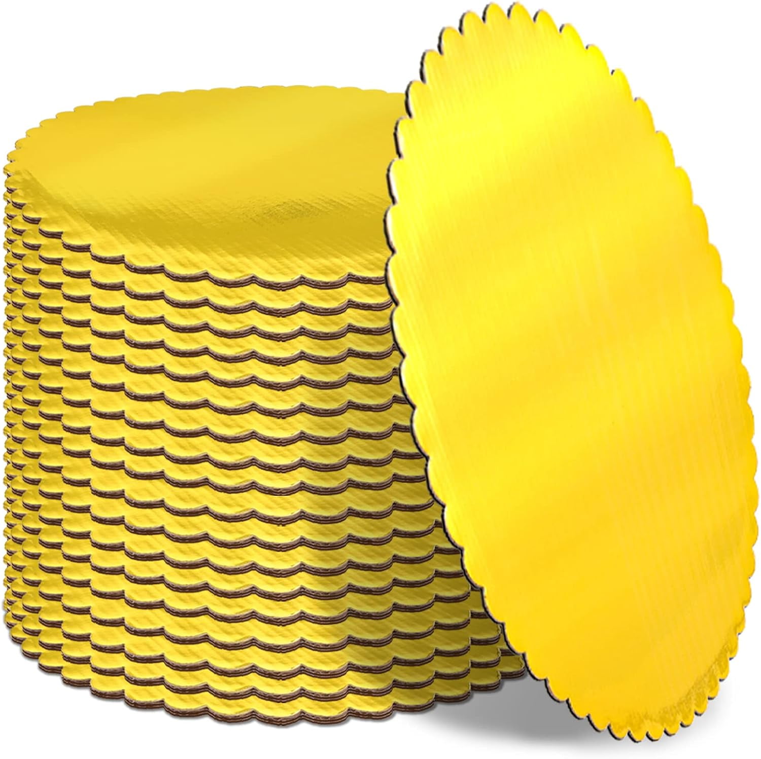 12 Inch Round Cake Boards,25 Pack Gold Cake Board Round,Cardboard Cake ...