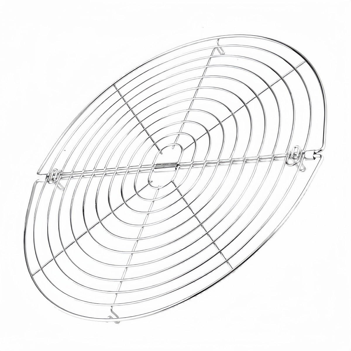 12 Inch Round Cooling Rack Foldable Metal Steamer Grid Baking Tray ...