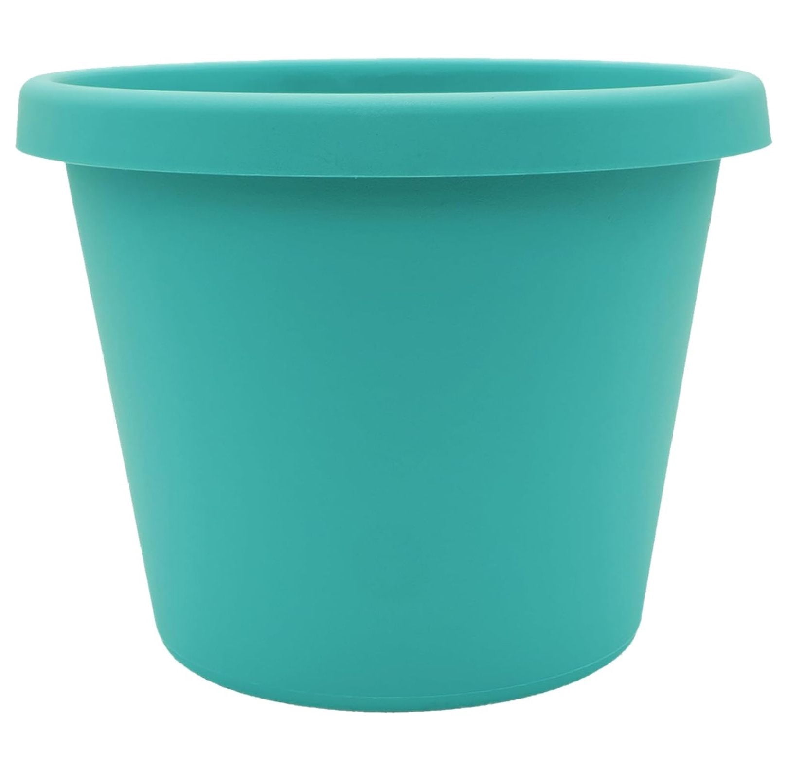 12 Inch Round Prima Planter - Plastic Plant Pot with Rolled Rim for ...