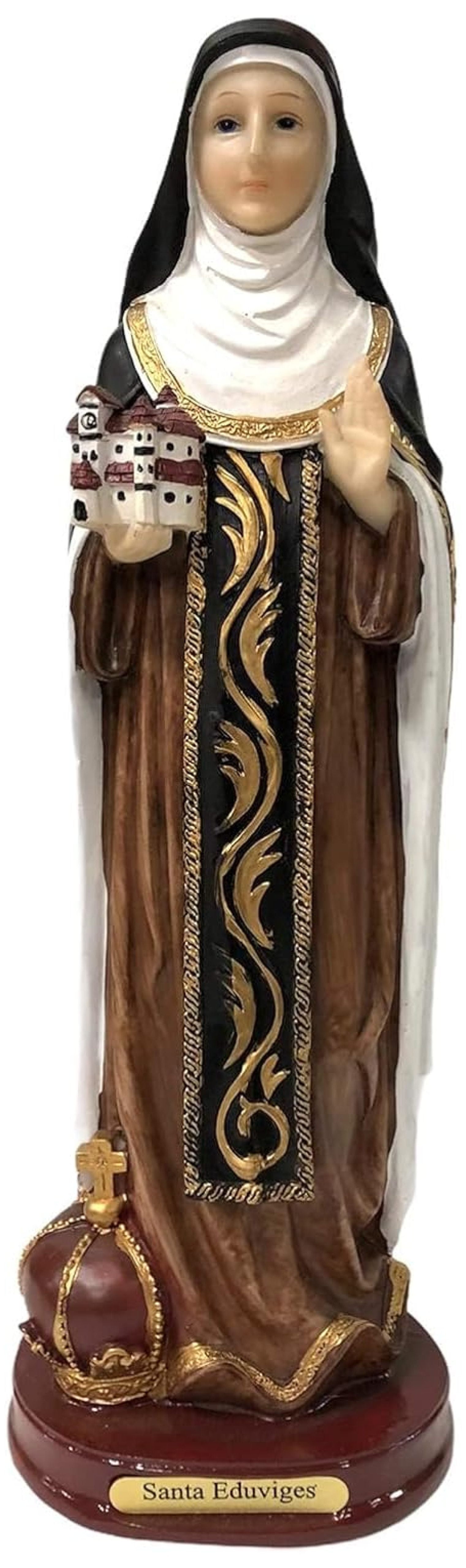 12 Inch Santa Eduviges Saint St Eduvigis Poland Statue Figurine Figure ...