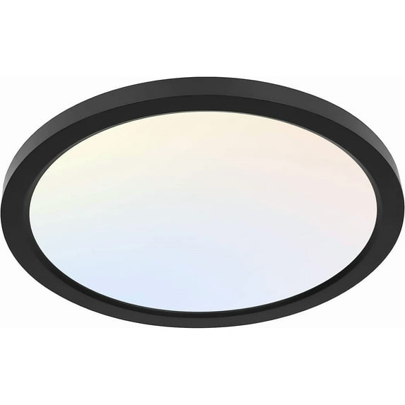 12 Inch Selectable CCT LED Round Flat Panel Light, 24W 3000K/4000K ...