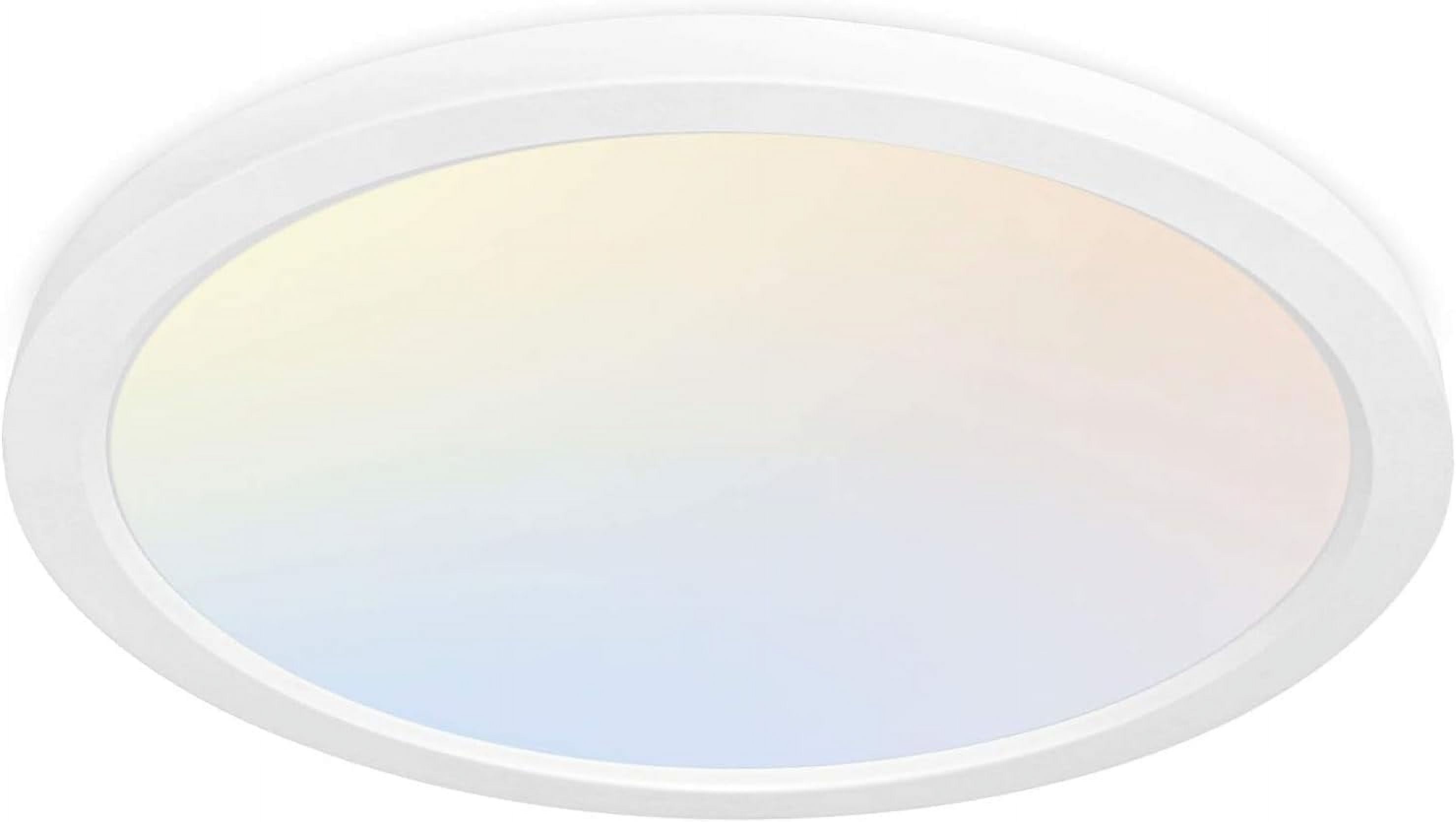 12 Inch Selectable CCT LED Round Flat Panel Light, 24W 3000K/4000K ...