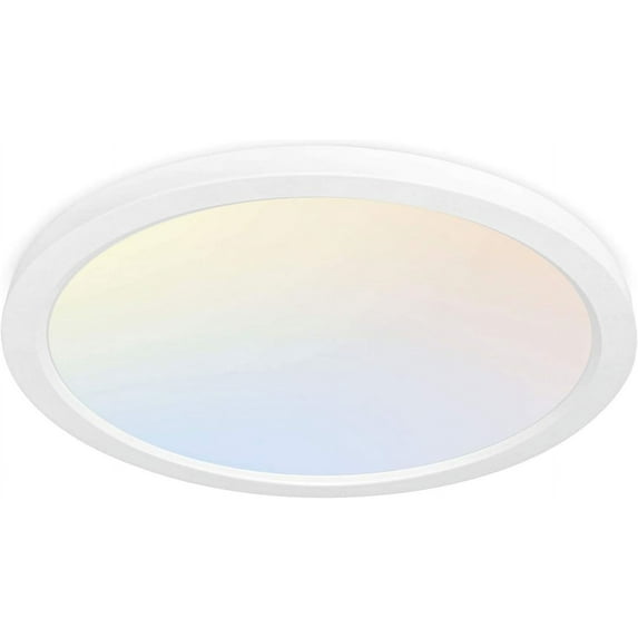 12 Inch Selectable CCT LED Round Flat Panel Light, 24W 3000K/4000K ...