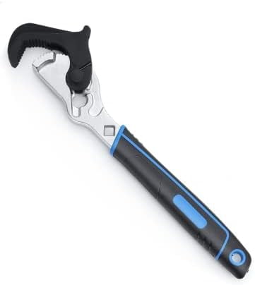 12 Inch Self-Adjusting Pipe Wrench, Forged Self-adjusting Plumbers ...