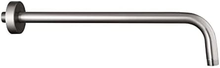 12 Inch Shower Arm with Flange,Stainless Steel 90 Degree Rain Shower ...
