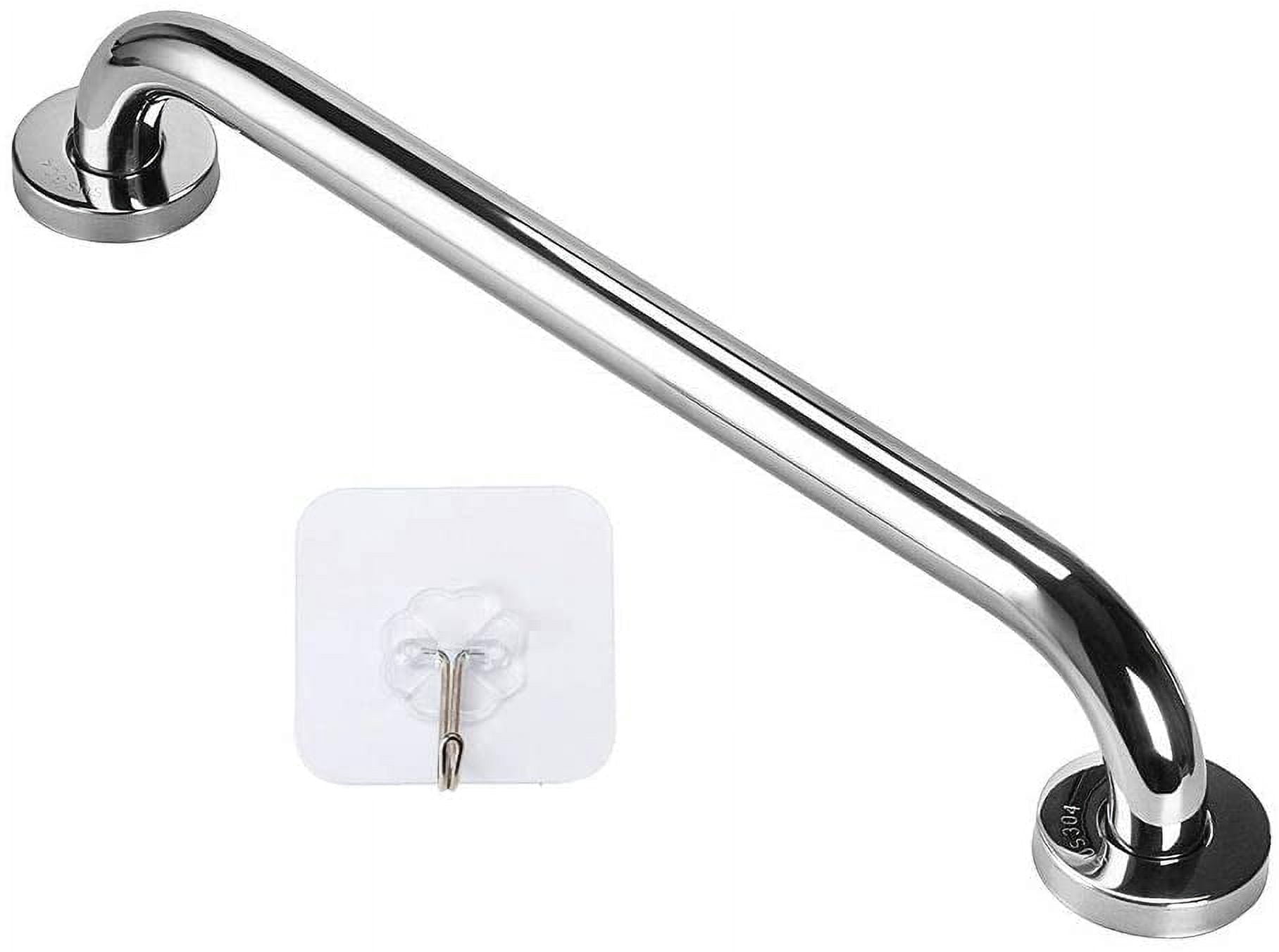 12 Inch Shower Grab Bar Satin Brushed Nickel, ZUEXT Stainless Steel ...