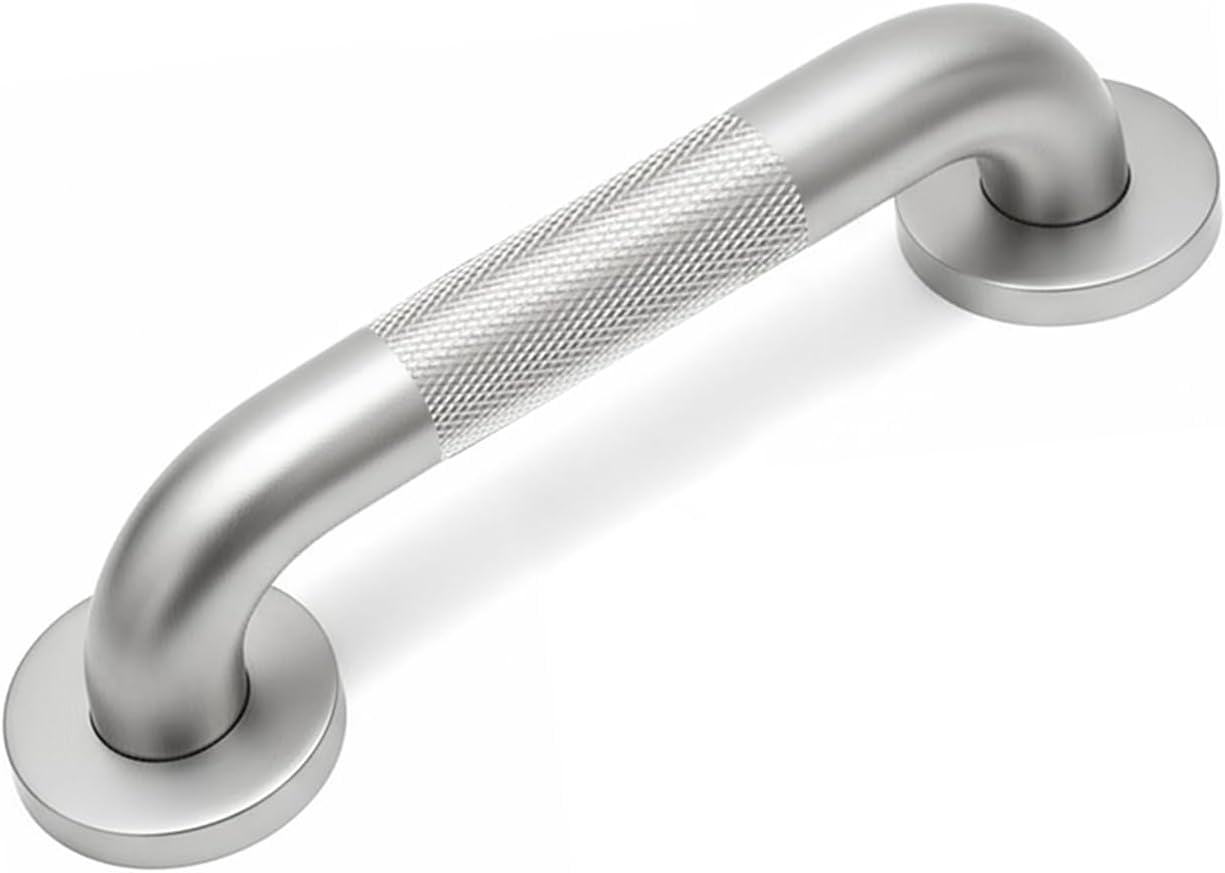 12 Inch Shower Grab Bars for Seniors 1.25'' Brushed Nickel Stainless ...