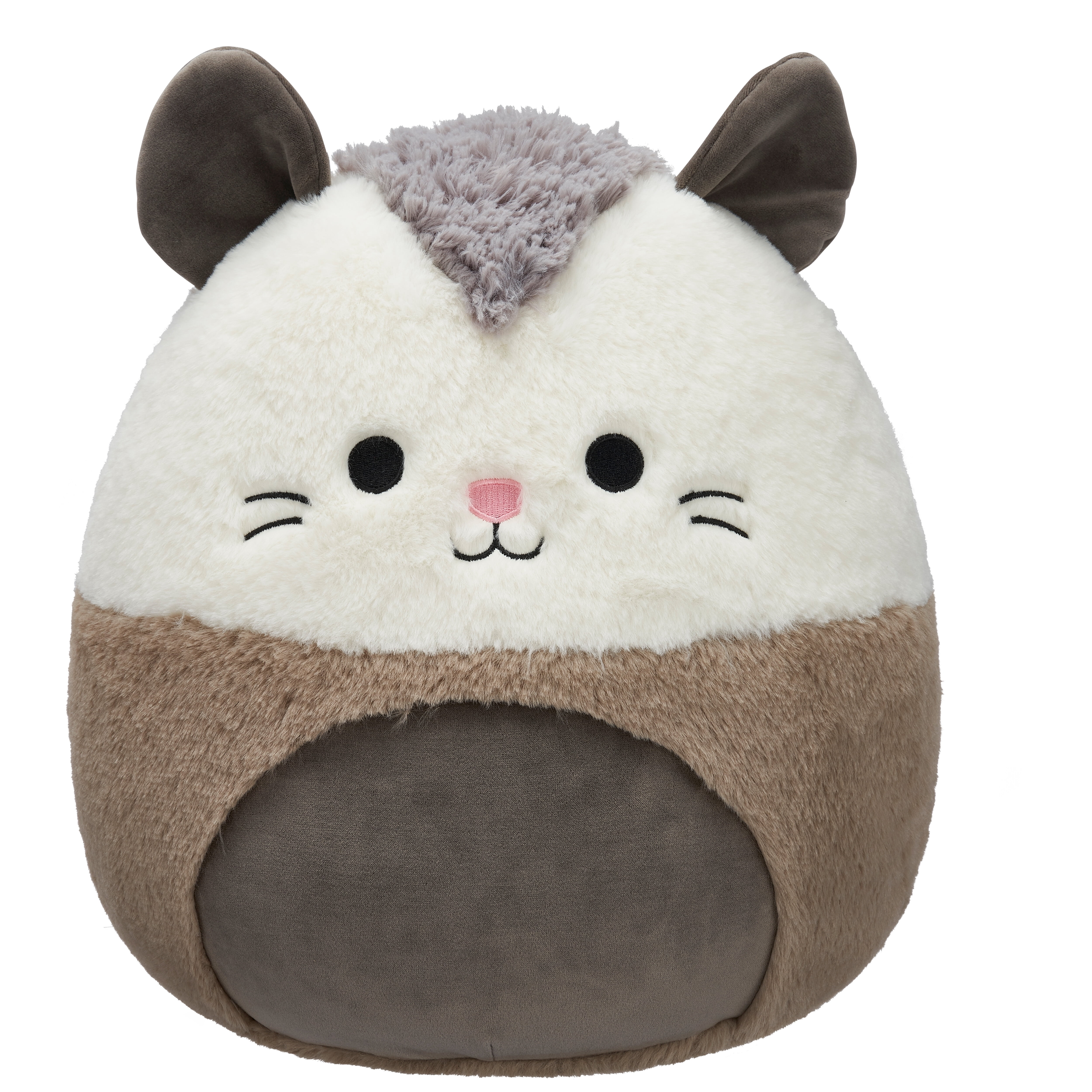 Squishmallows FuzzAMallow Official 12 inch Luanne the Grey and White ...