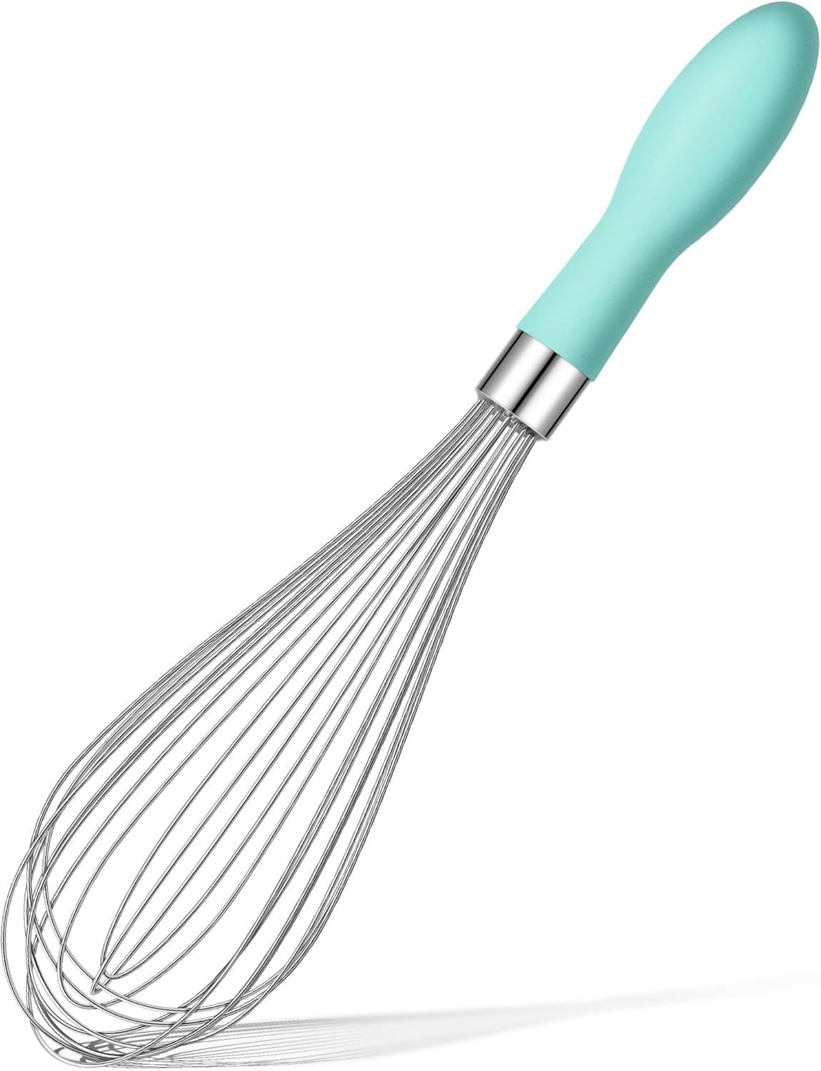 12-Inch Stainless Steel Balloon Whisk with Soft Silicone Handle ...