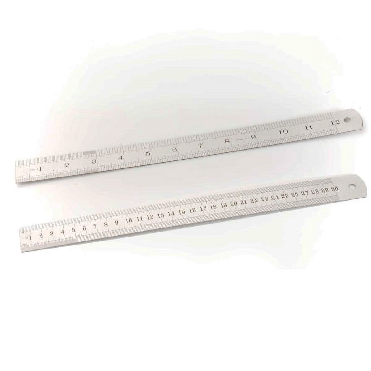12 Inch Stainless Steel Ruler - Walmart.com