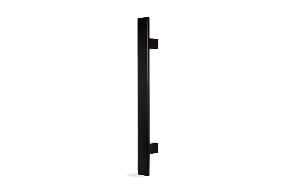 12 Inch Stainless Steel Sliding Door Handle Matte Black Painted Finish ...