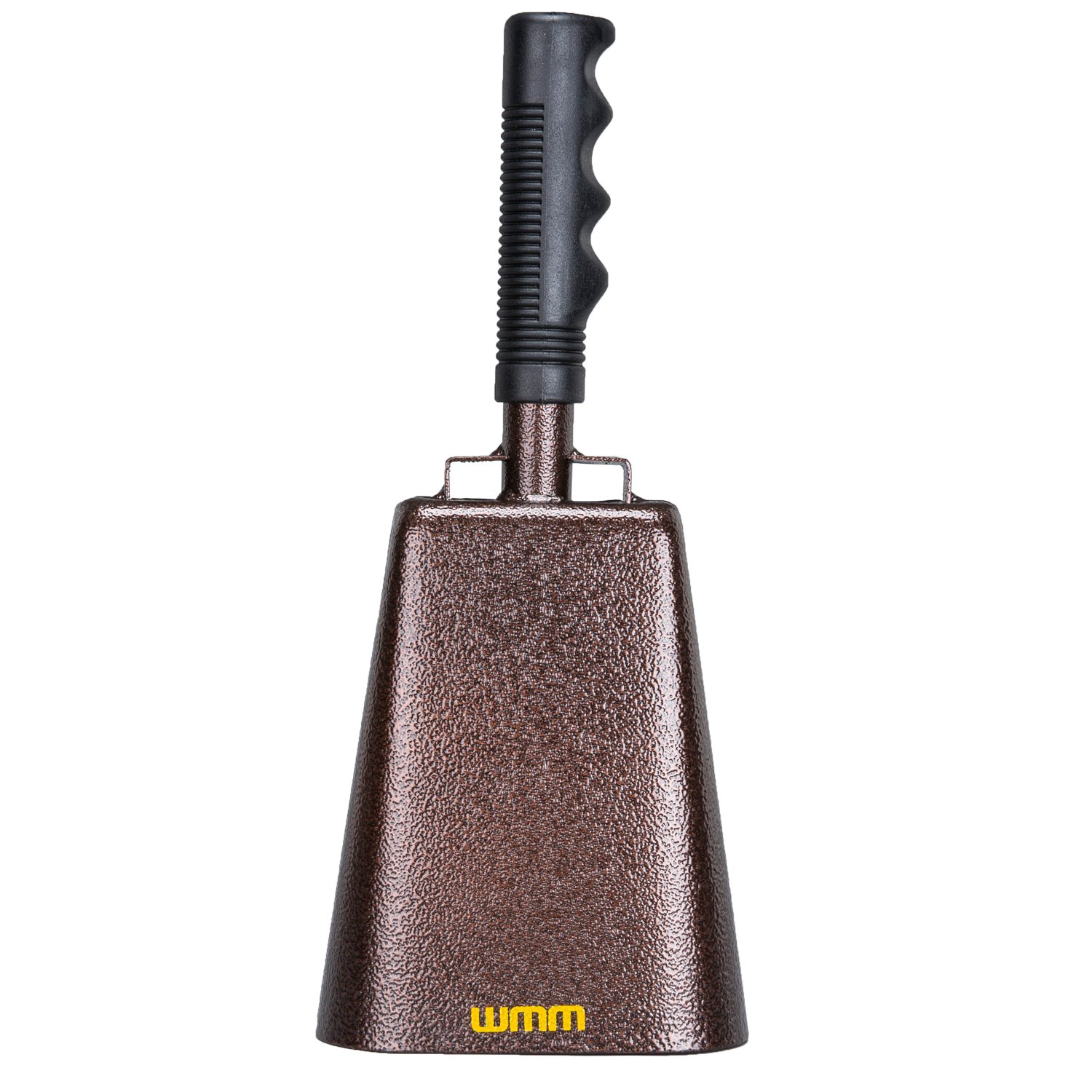 6 Inch COWBELL With Handle White with Black Handle - Walmart.com