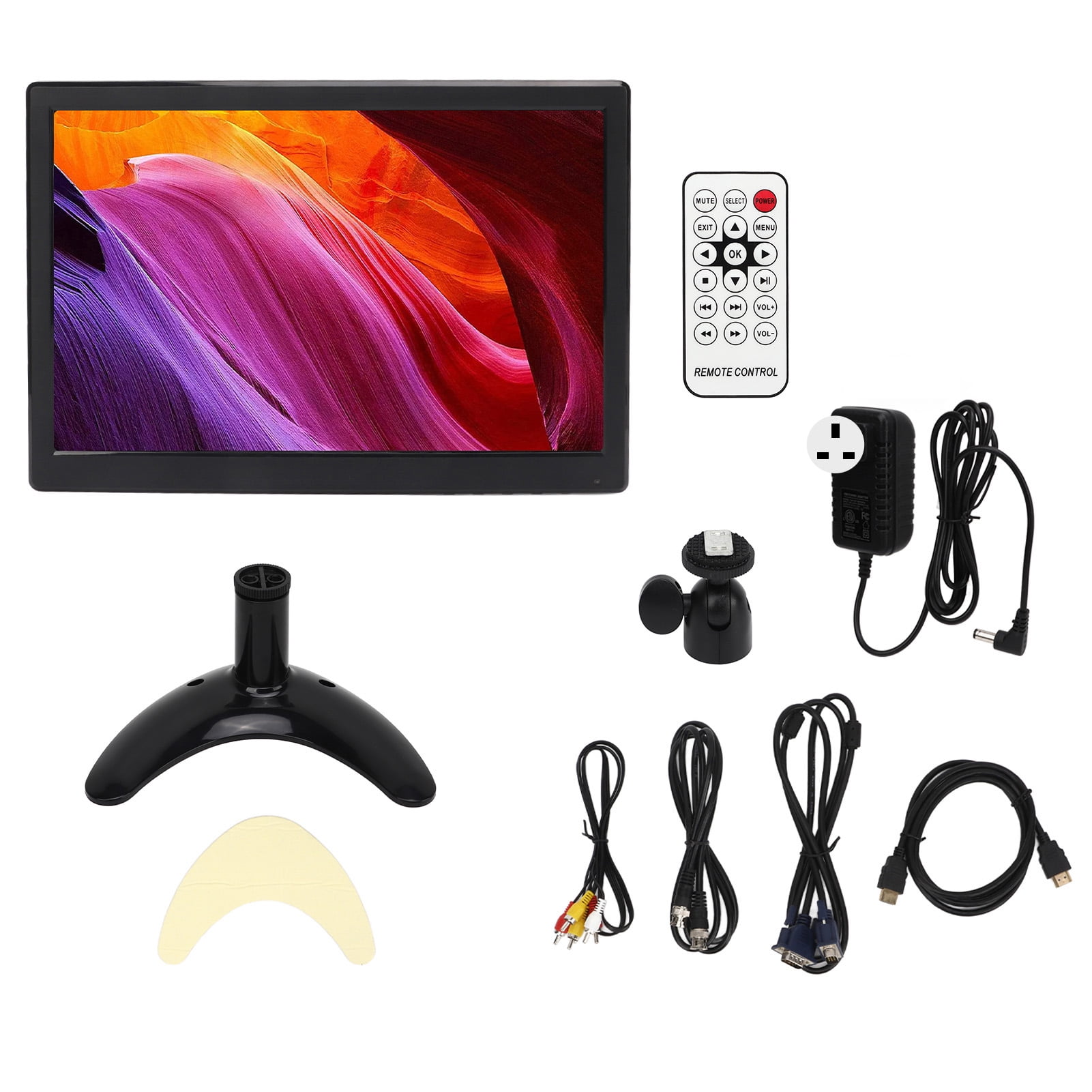 12 Inch TFT LCD Monitor with VGA HD Multimedia AV BNC USB DC Input ...