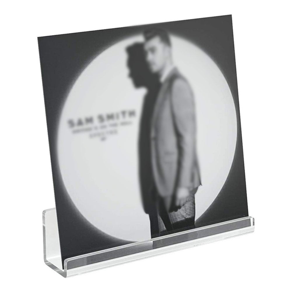 12-Inch Transparent Acrylic Record Rack Wall-Mounted Album Cd Display ...