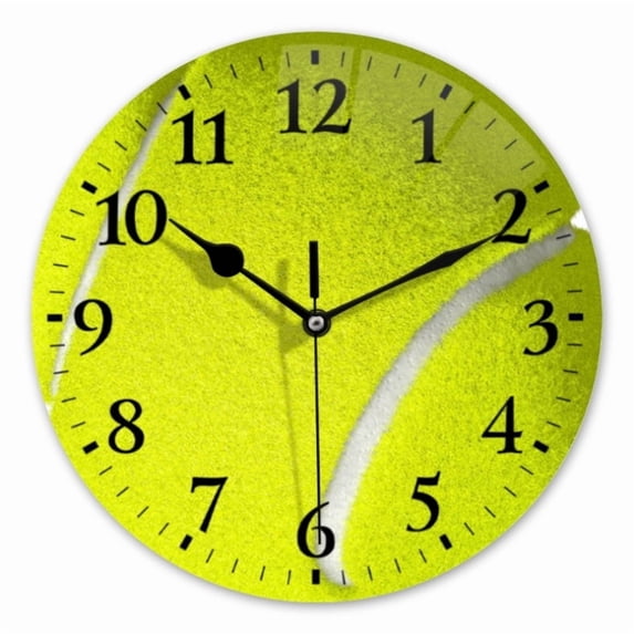 12 Inch Wall Clock Battery Operated Round Clock for Office, Kitchen ...