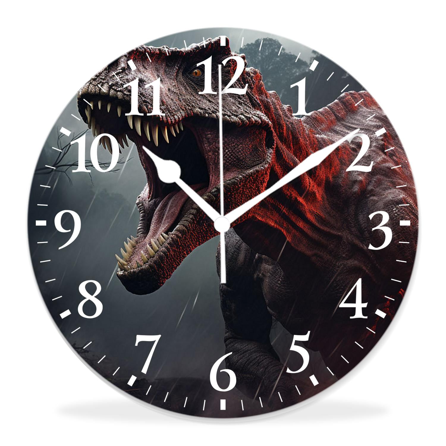 12 Inch Wall Clock Battery Operated Silent Clock Decorative for Office ...