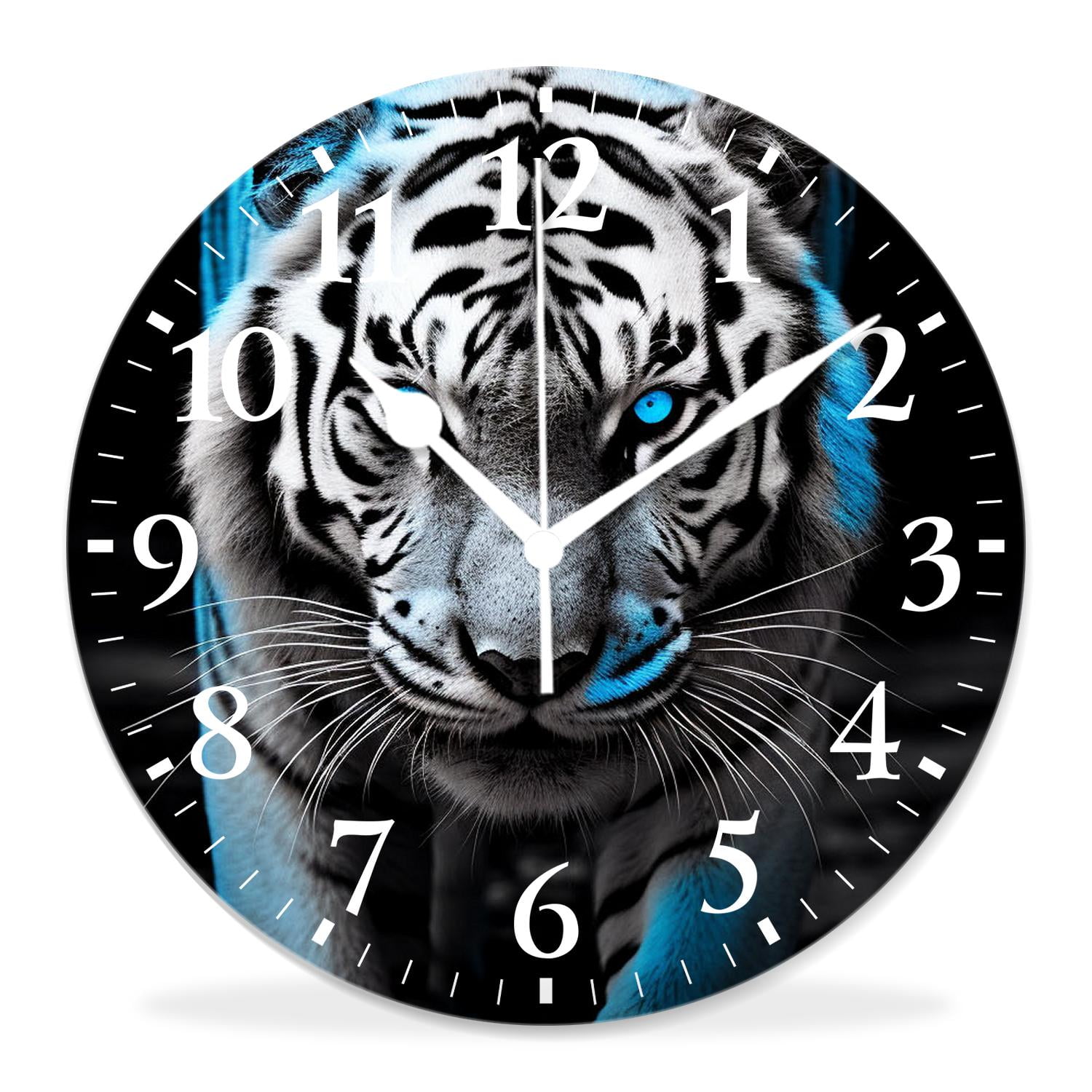 12 Inch Wall Clock Battery Operated Silent Clock Decorative for Office ...