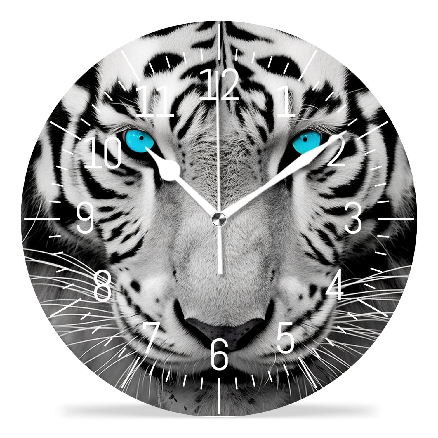 12 Inch Wall Clock Battery Operated Silent Clock Decorative for Office ...