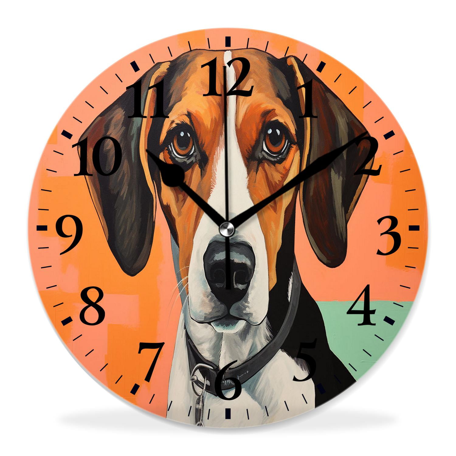 12 Inch Wall Clock Battery Operated Silent Clock Decorative for Office ...