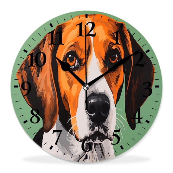 12 Inch Wall Clock Battery Operated Silent Clock Decorative for Office ...