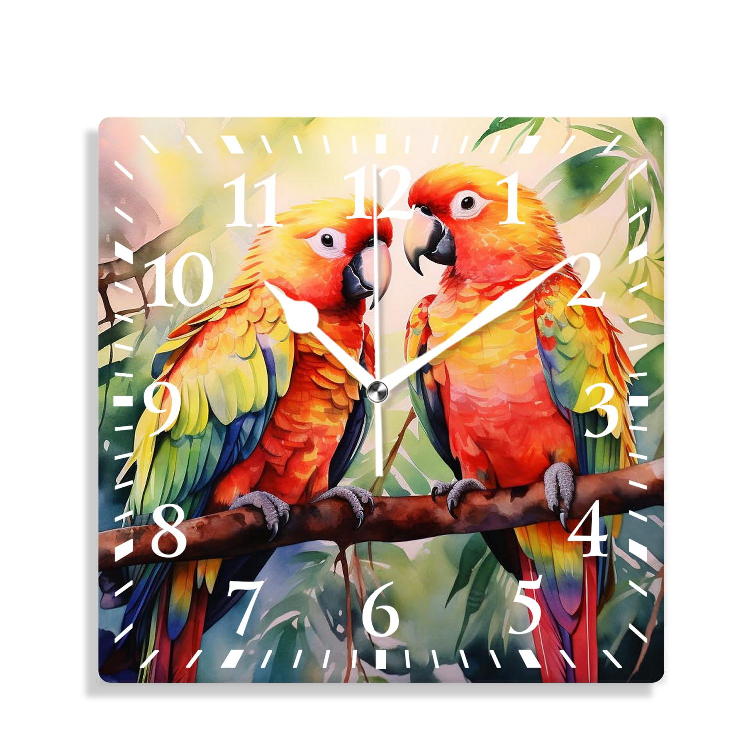 12 Inch Wall Clock Battery Operated Silent Clock Decorative for Office ...
