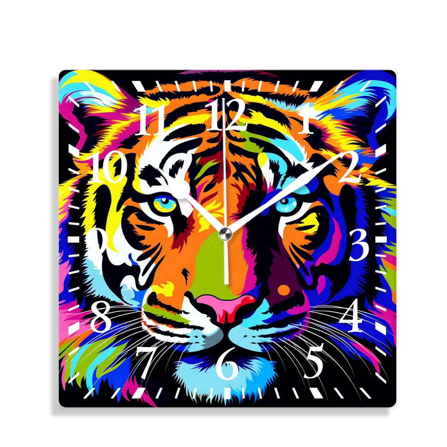 12 Inch Wall Clock Battery Operated Silent Clock Decorative for Office ...